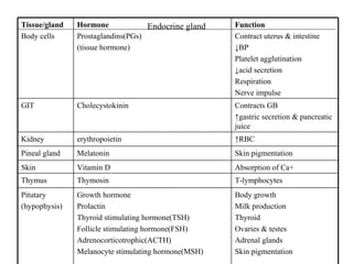 Endocrine system | PPT