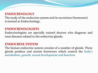 Endocrinology | PPTX