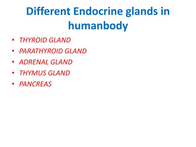 Endocrinology | PPT