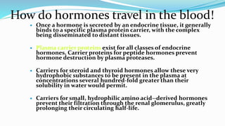Endocrine System and hormonal feedback mechanisms | PPTX