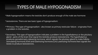 ENDOCRINOLOGY-pptx male hypogonadism | PPTX