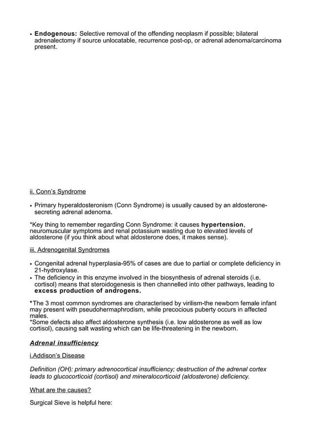 Endocrinology Notes | PDF