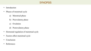 Menstrual cycle sequence of physical changes in a woman's body that ...