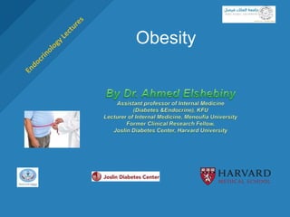 Endocrinology lectures ( obesity) | PPTX