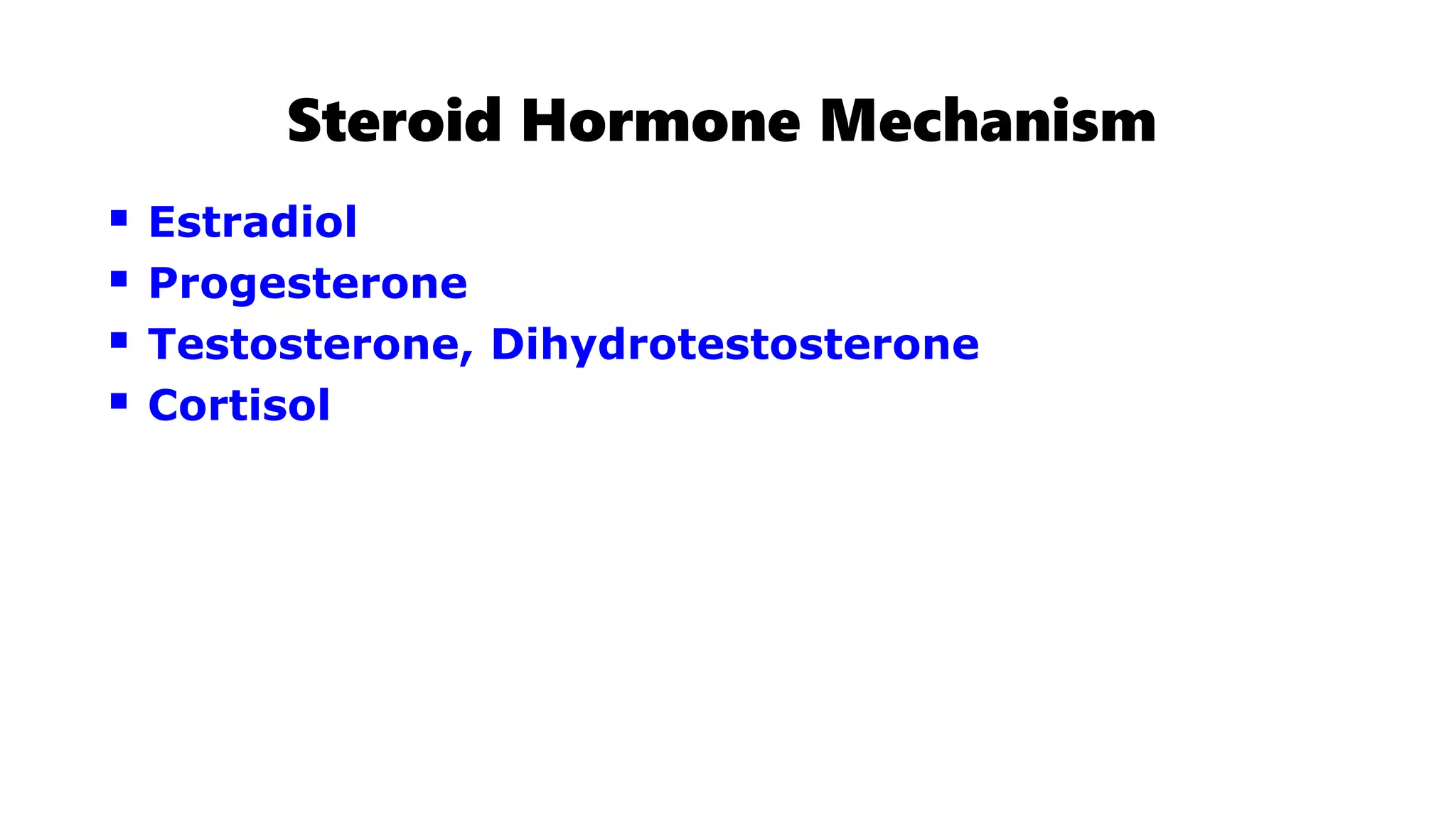 Mechanism of Hormone Action | PPTX