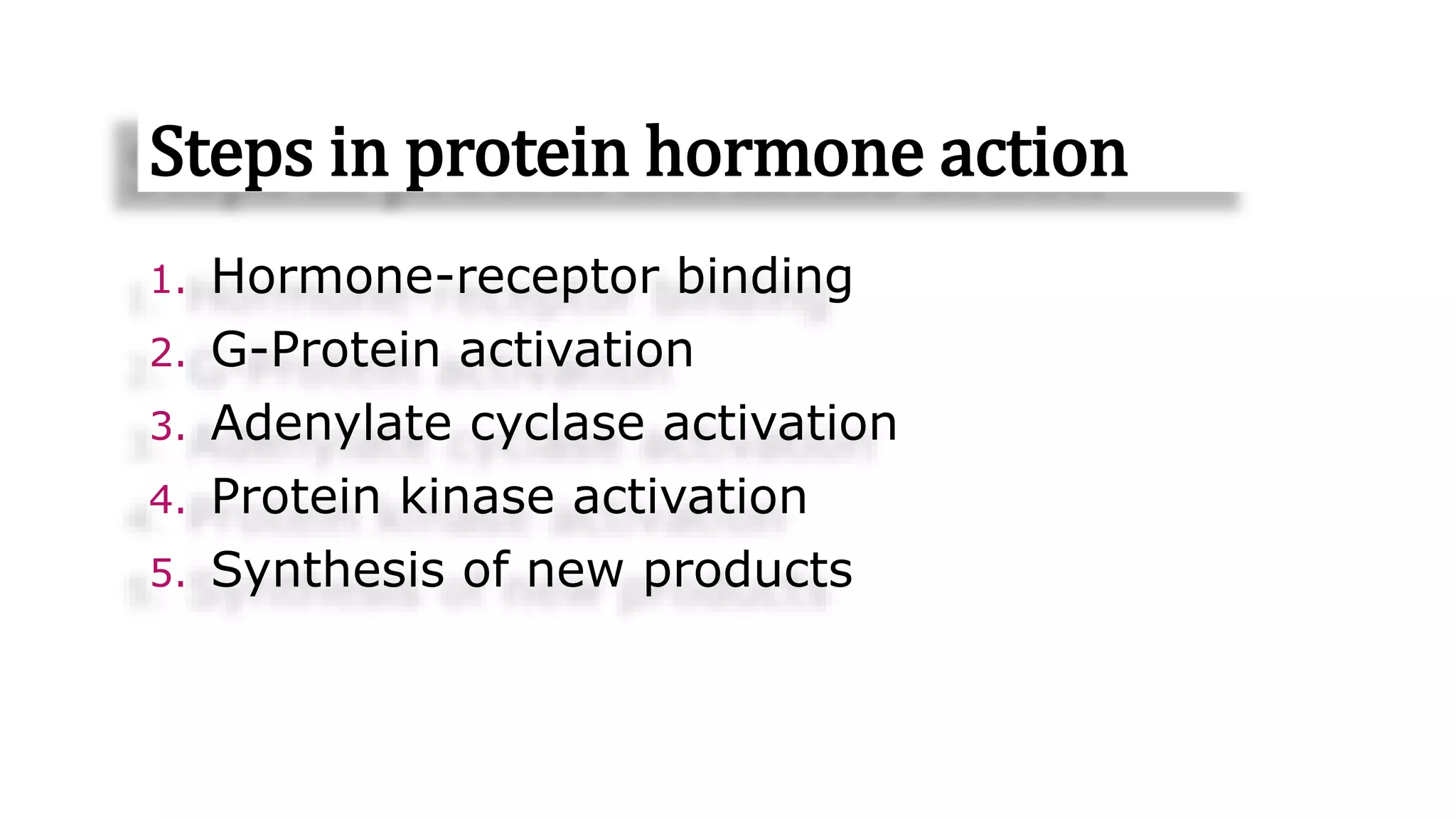 Mechanism of Hormone Action | PPTX