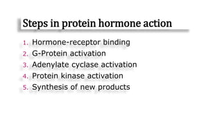 Mechanism of Hormone Action | PPTX
