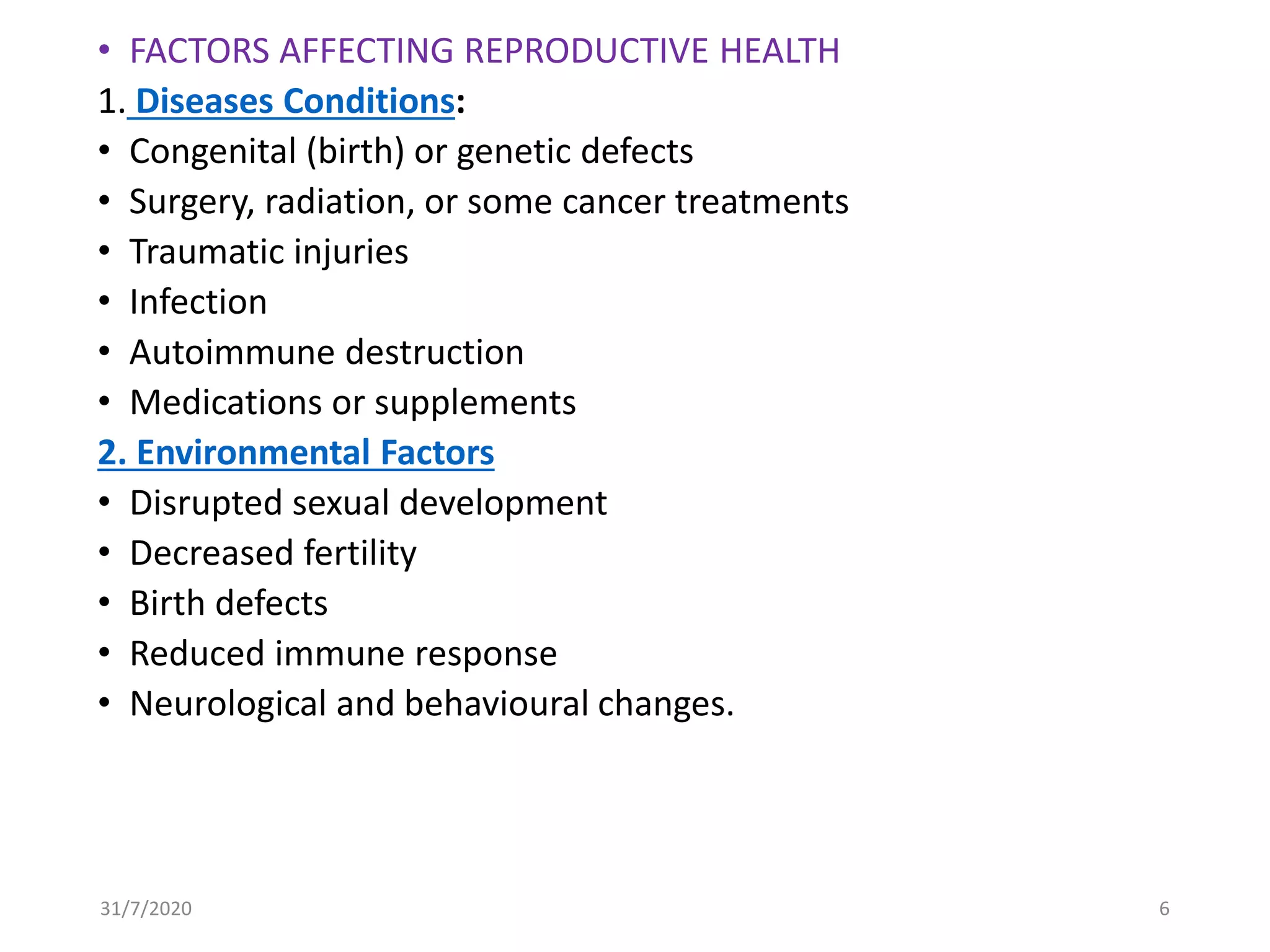 Endocrinology on female reproductive health | PPTX