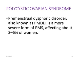 Endocrinology on female reproductive health | PPTX