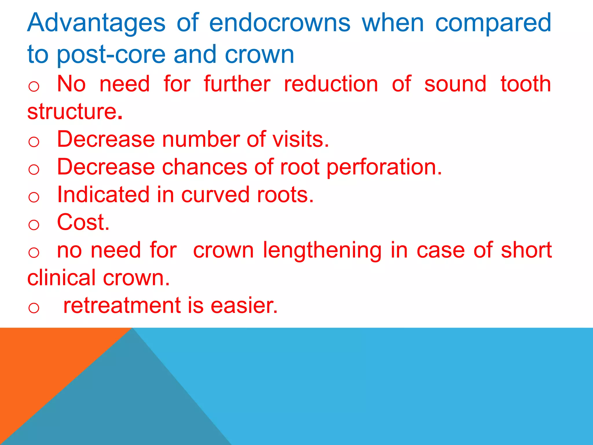 Endocrown | PPTX