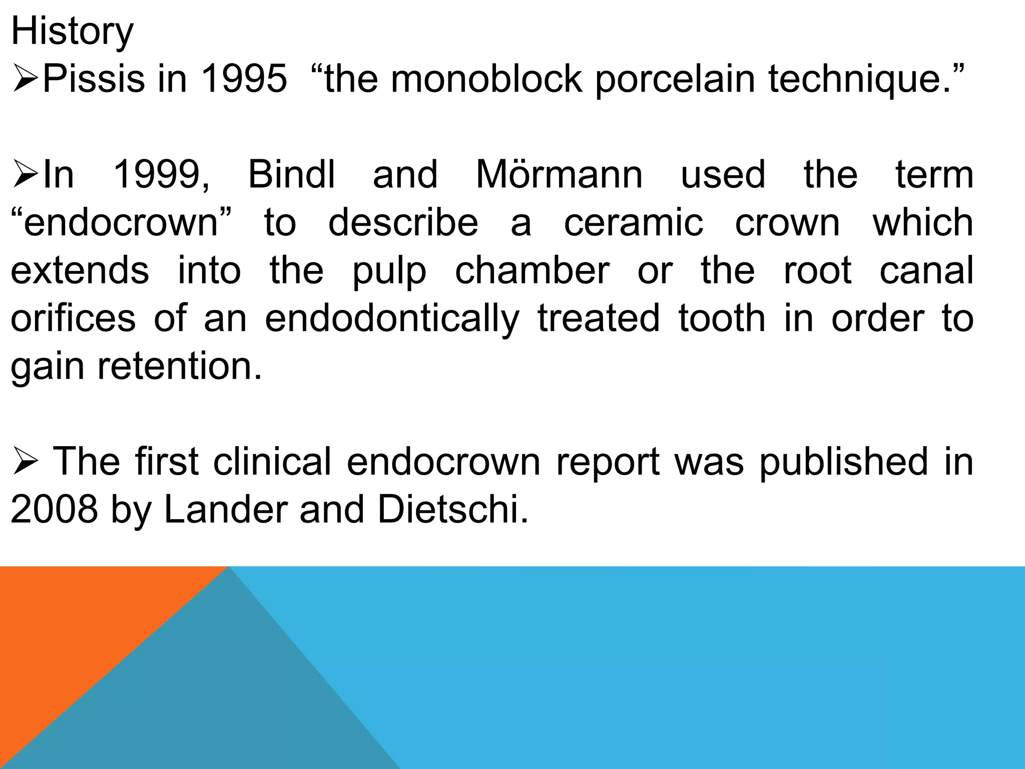 Endocrown | PPTX