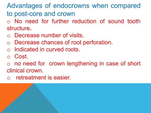 Endocrown | PPTX