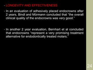 endocrown.pptx............................. | PPTX