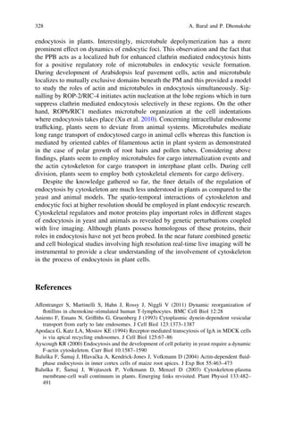Endocytosis and cytoskeleton dynamic | PDF