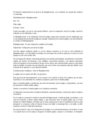 Endodoncia clase3 | DOCX