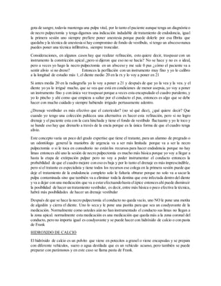 Endodoncia clase3 | DOCX