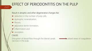 Endodontic periodontal interactions | PPTX