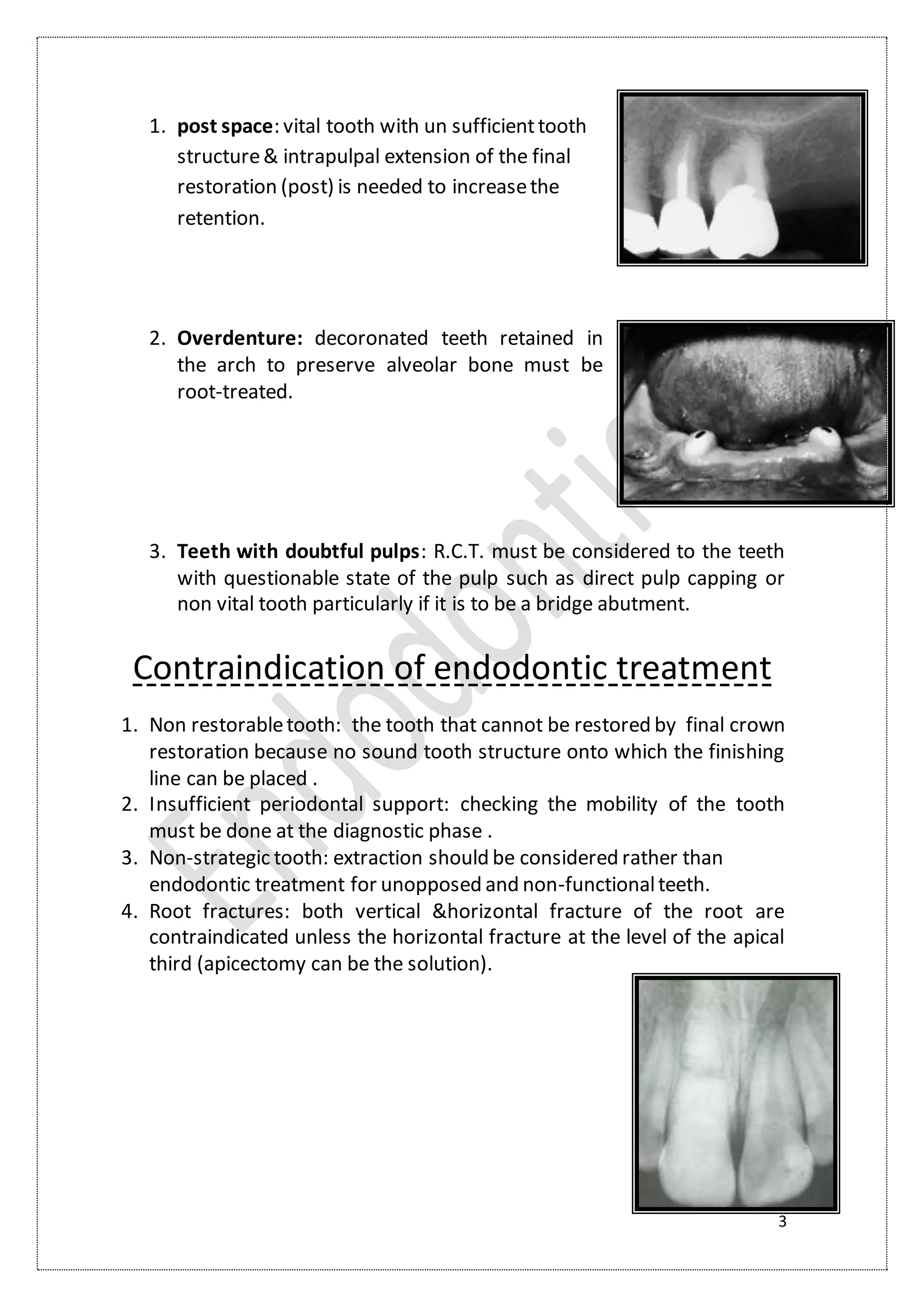 K-Endodontic scope-lec-1 | DOCX | Dental Health | Diseases and Conditions
