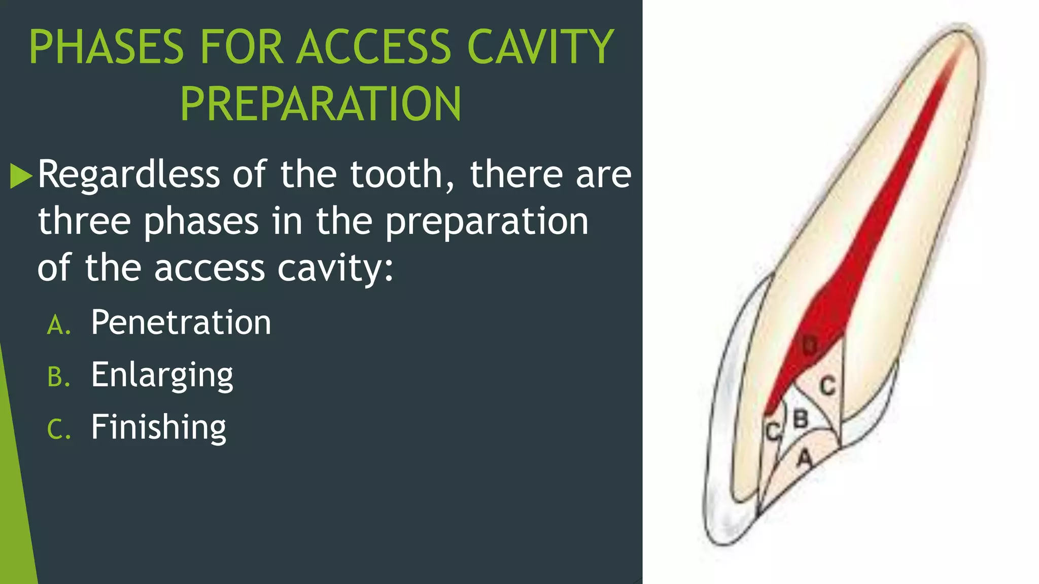 Endodontic Access Cavity Preparation | PPTX