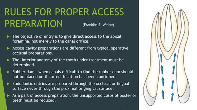 Endodontic Access Cavity Preparation | PPTX