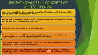 Endodontic Access Cavity Preparation | PPTX