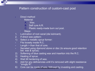 Endodontically treated / prosthodontic courses | PPT