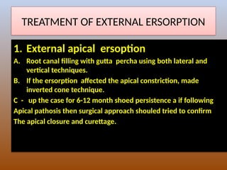 ENDODONTIC ASPECT ROOT RESORPTION dental.pptx
