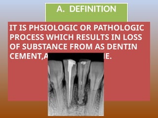 ENDODONTIC ASPECT ROOT RESORPTION dental.pptx
