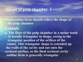 Endodontic cavity preparation | PPT