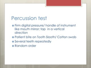 Endodontic diagnosis | PPTX