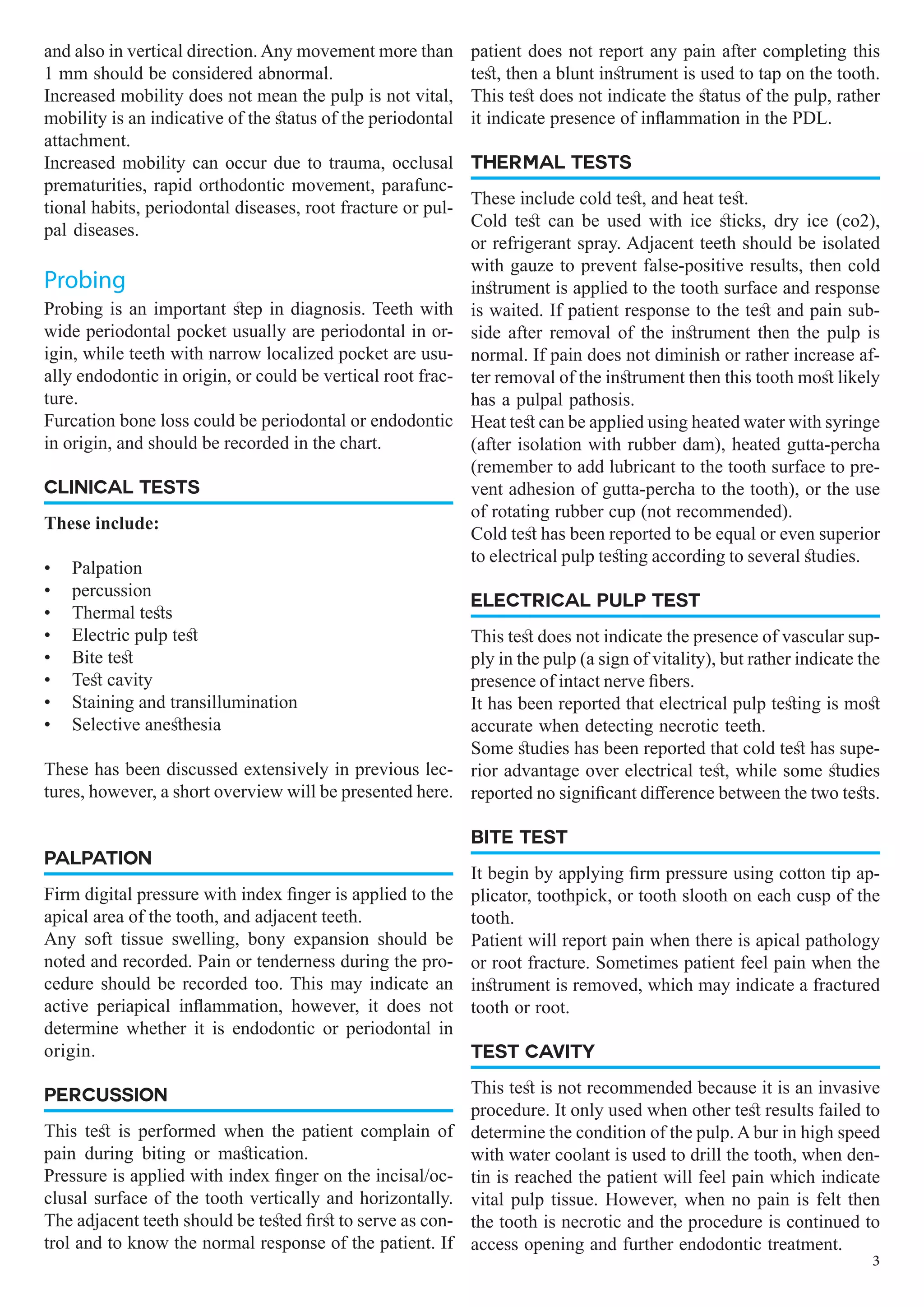 Endodontic diagnosis and treatment planning lecture | PDF