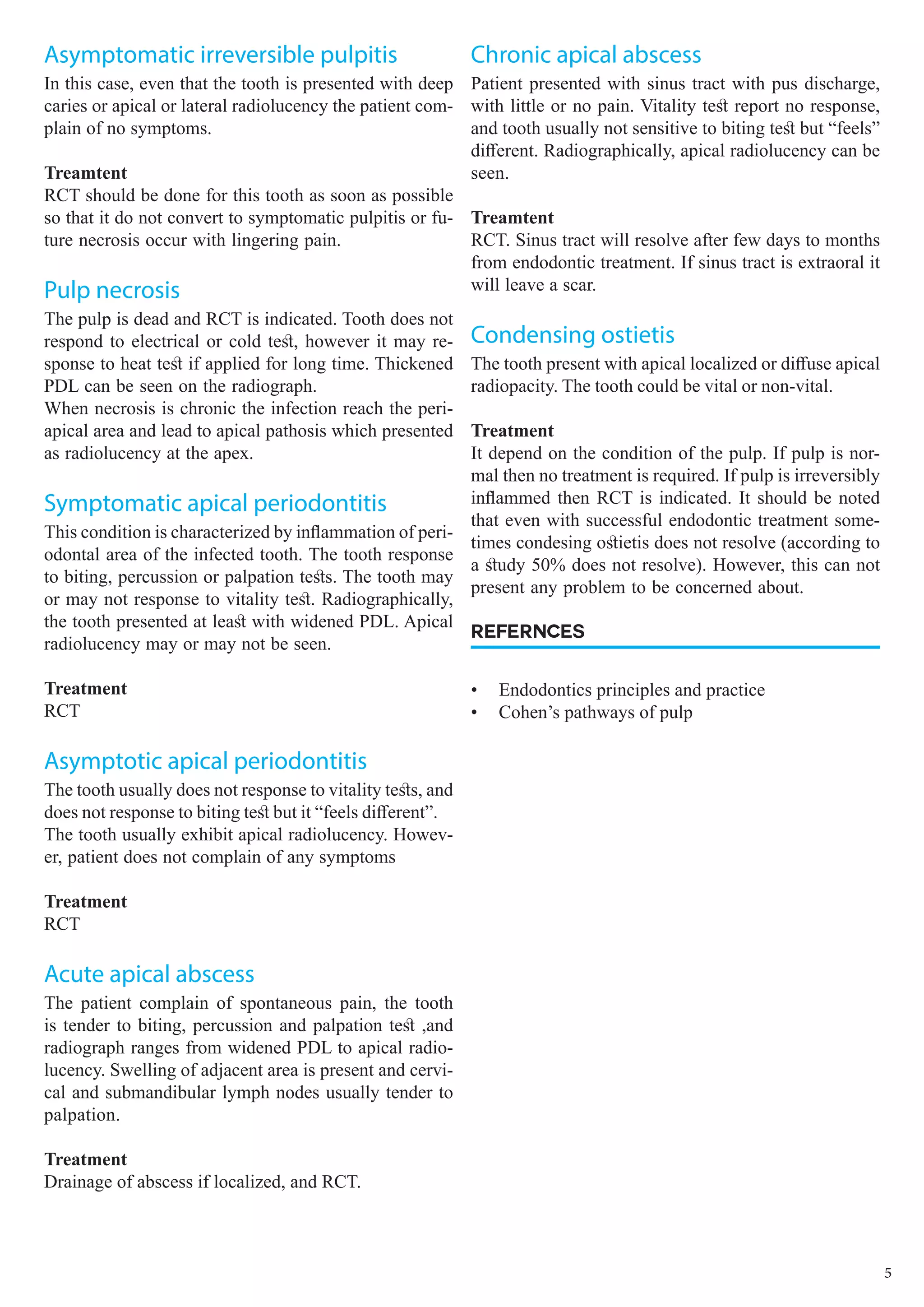 Endodontic diagnosis and treatment planning lecture | PDF