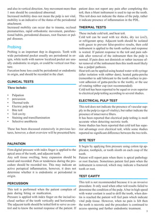 Endodontic diagnosis and treatment planning lecture | PDF