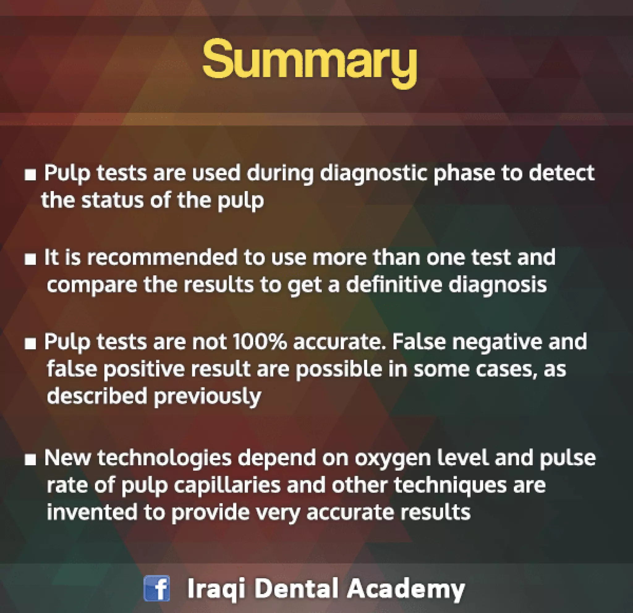 Endodontic Diagnosis: Pulp Vitality Tests | PDF