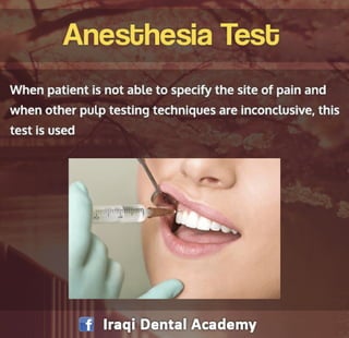 Endodontic Diagnosis: Pulp Vitality Tests | PDF