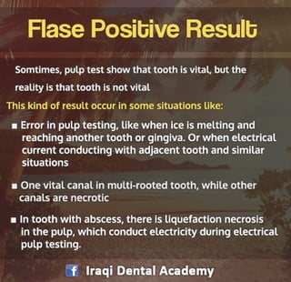 Endodontic Diagnosis: Pulp Vitality Tests | PDF