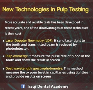 Endodontic Diagnosis: Pulp Vitality Tests | PDF