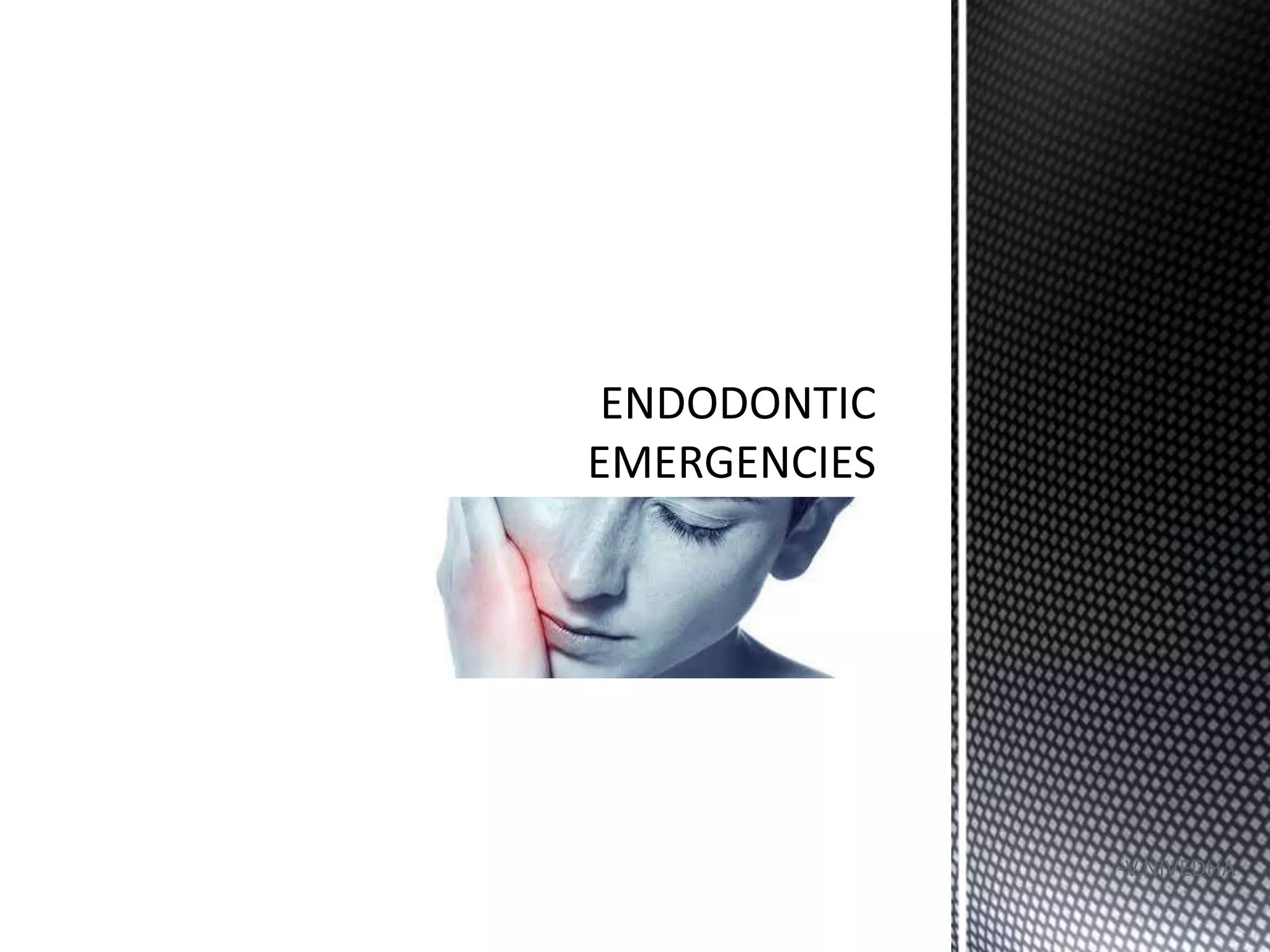 Endodontic emergencies | PPTX