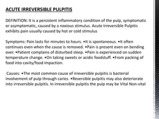 Endodontic emergencies | PPTX