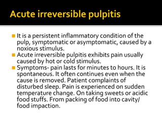 Endodontic emergencies (only pretreatment) | PPTX