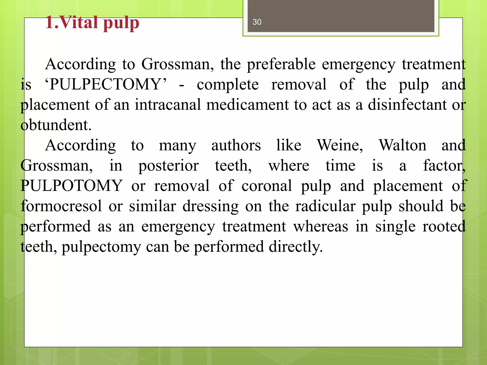 Endodontic emergencies | PPTX