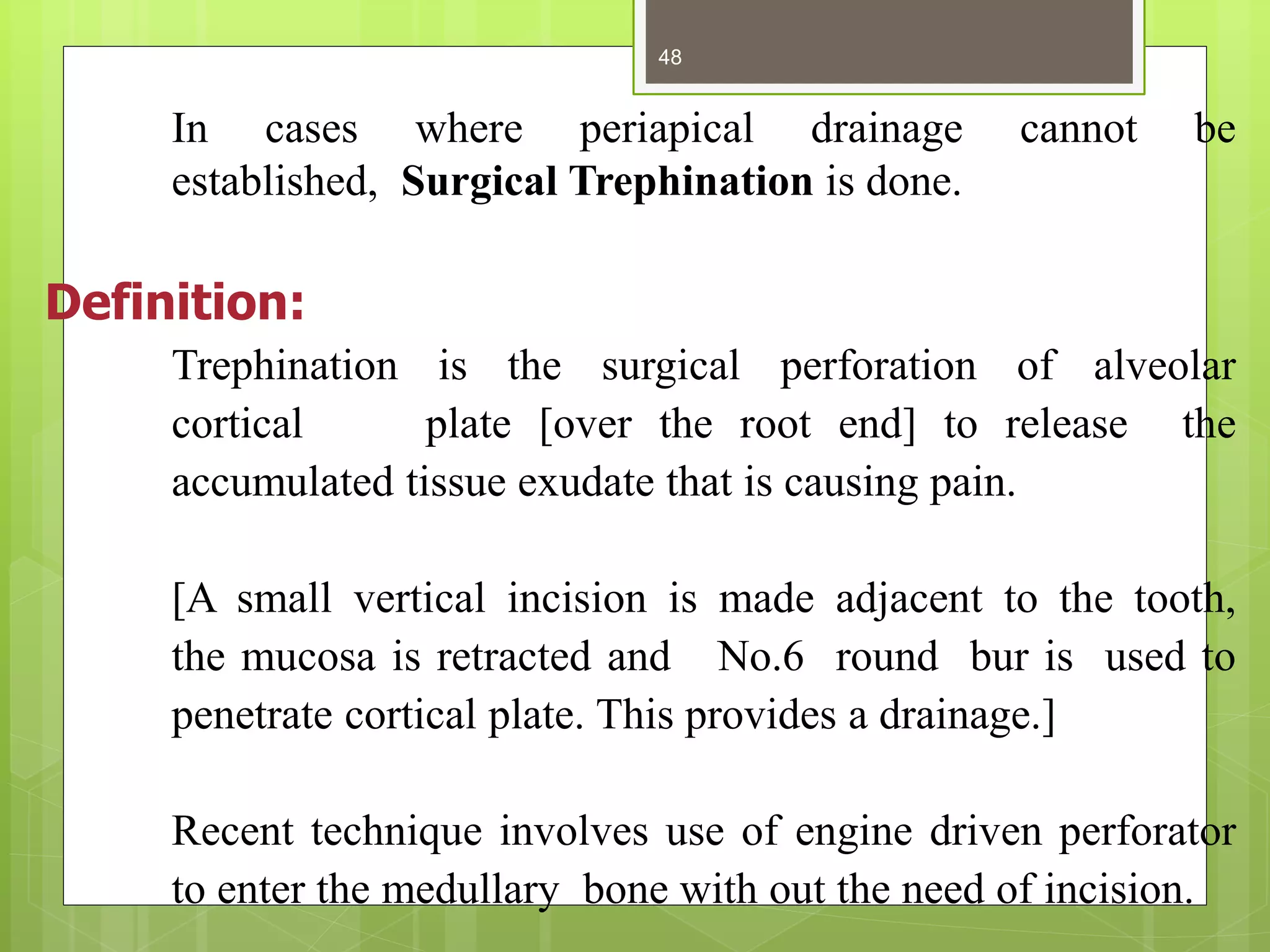 Endodontic emergencies | PPTX