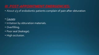 Endodontic emergency | PPTX
