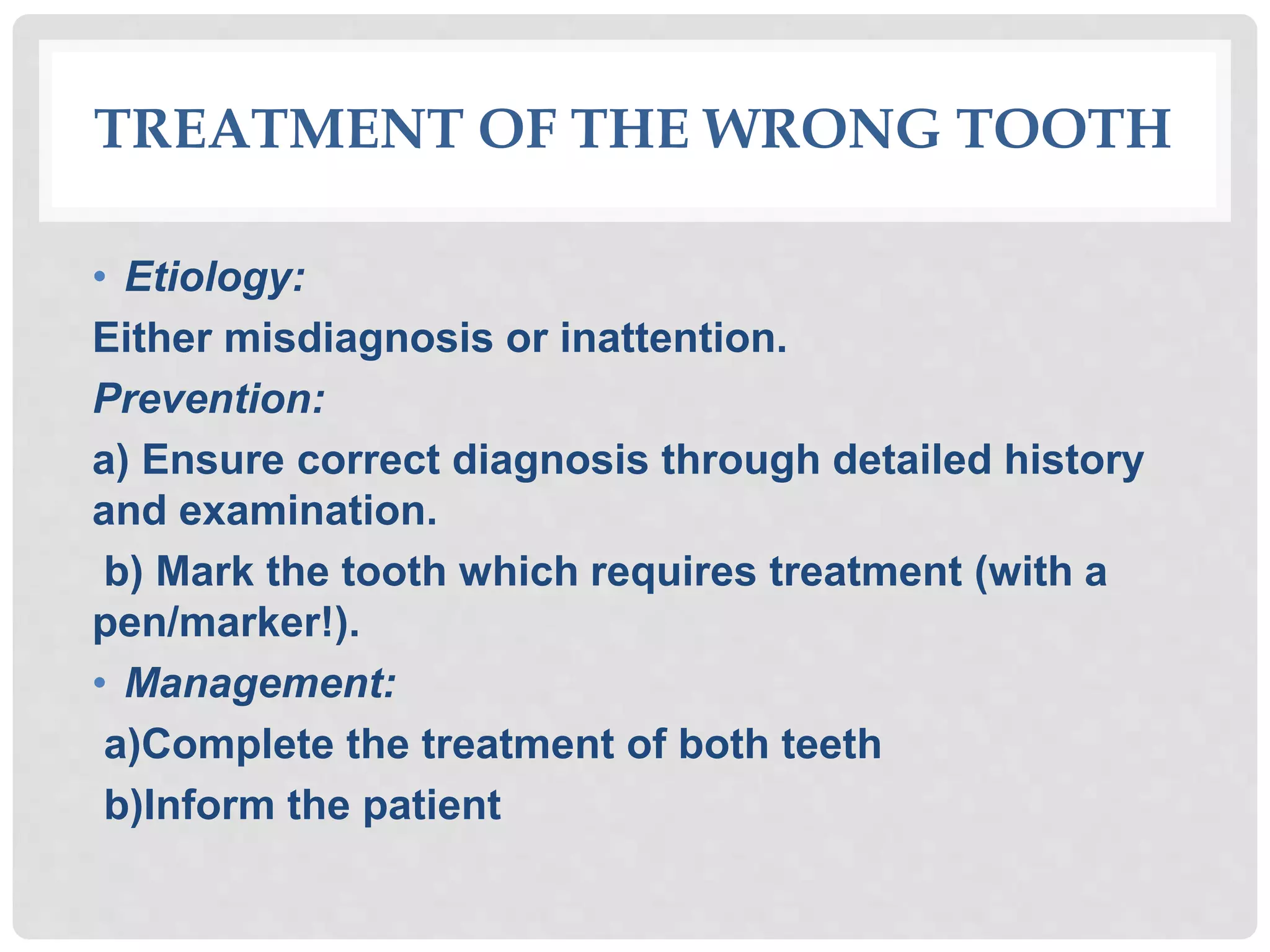 Endodontic Errors | PPTX