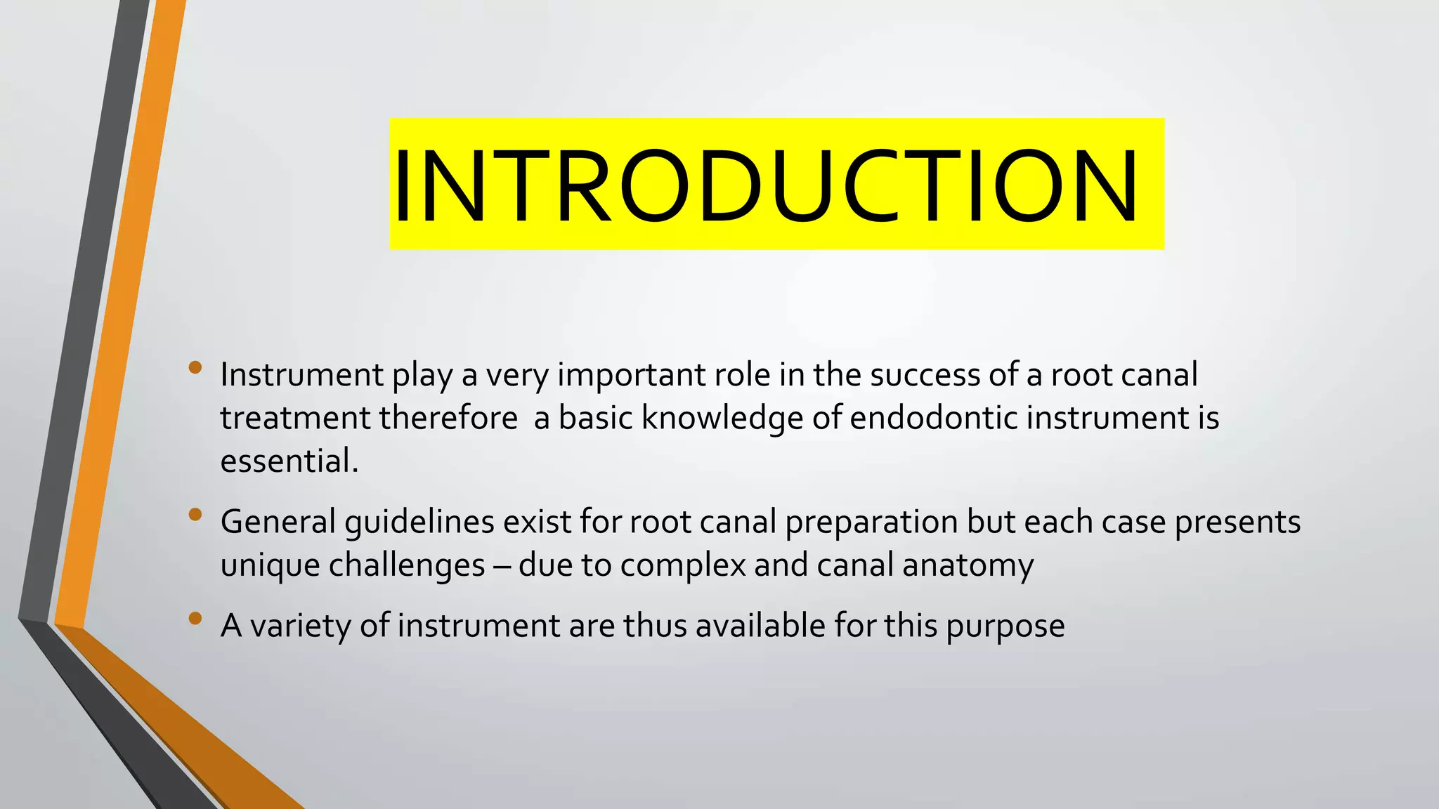 Endodontic instrument and material | PPTX