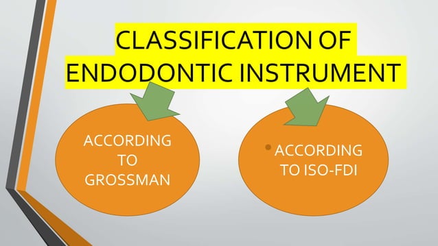 Endodontic instrument and material | PPTX