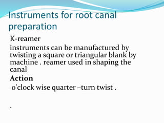 Endodonticinstruments 130320105634-phpapp01 | PPTX
