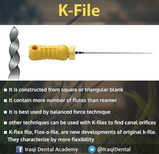 Basic Endodontic Instruments Presentation | PDF