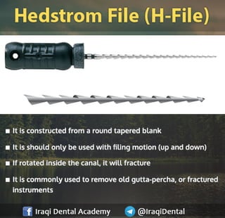 Basic Endodontic Instruments Presentation | PDF