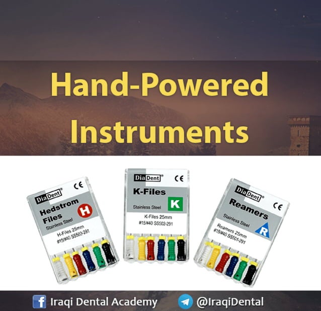 Basic Endodontic Instruments Presentation | PDF | Dental Health | Diseases and Conditions
